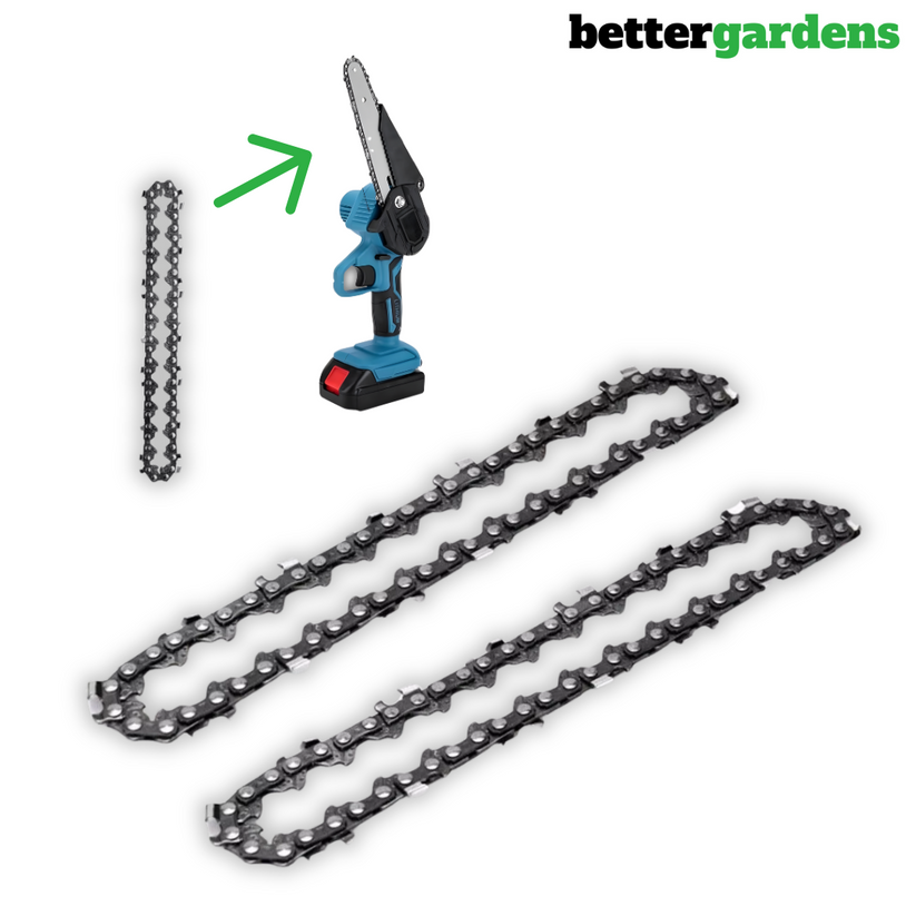 Better Gardens™ 6" Mini Chainsaw Chains - 2 PIECES